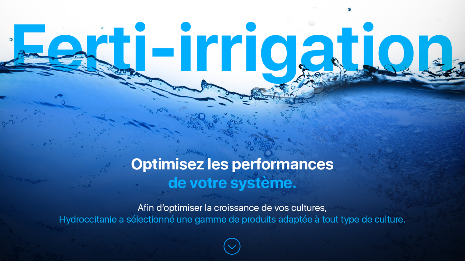 Ferti-irrigation - Hydroccitanie